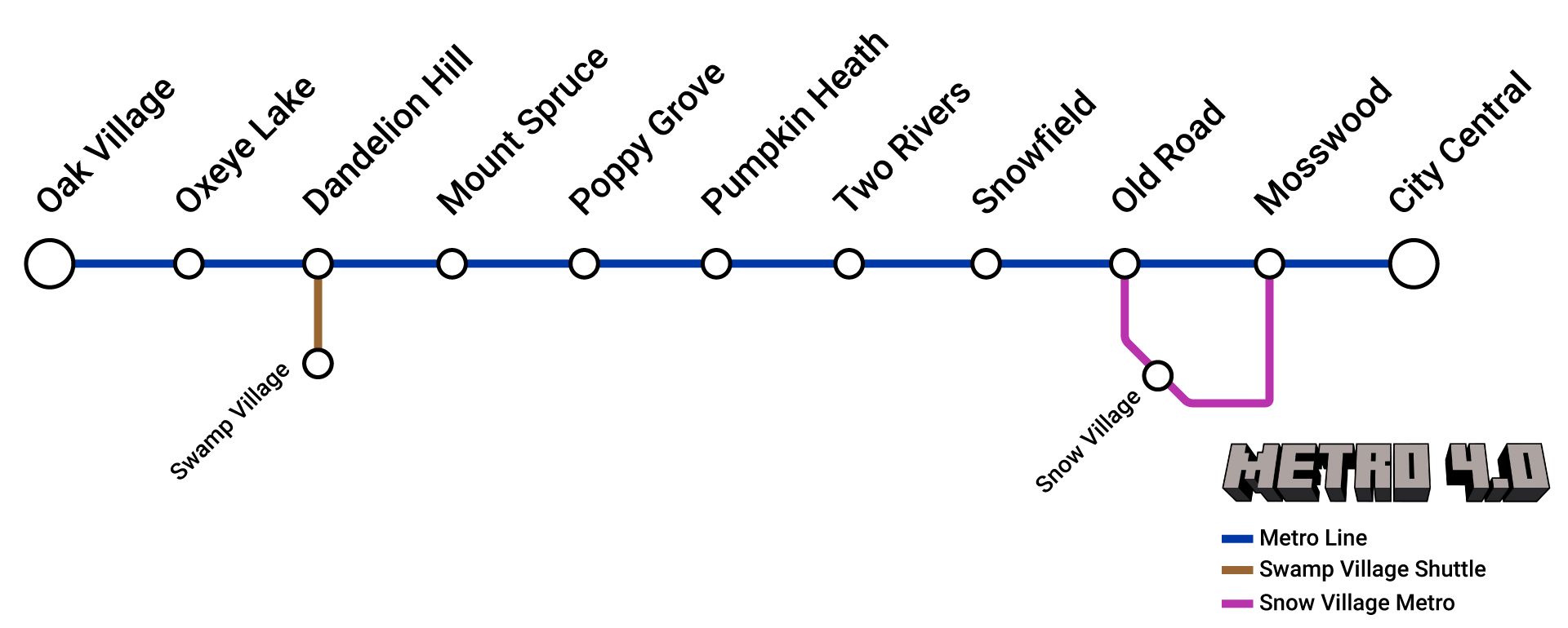 Metro Map ~ Official page ~ Metro 4.0 maps images